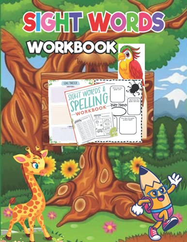 Sight Words Workbook: Sight Words Workbook For Kids Ages 4-8 , Activity ...
