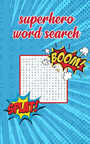 Superhero Word Search: All Your Favourites In One Puzzle Book by Nathan ...