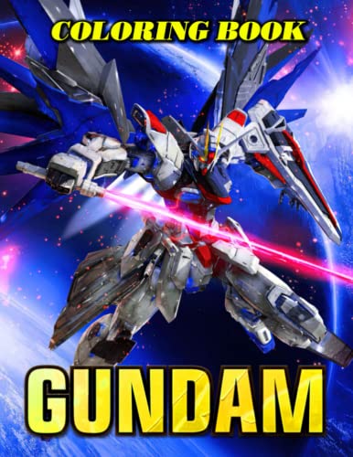 Gundam Coloring Book: Wonderful A Large Print Inspirational Many Pages ...