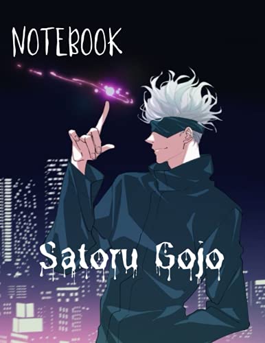 Satoru Gojo notebook: jujutsu kaisen,Matte Cover , Journal/Notebook for ...