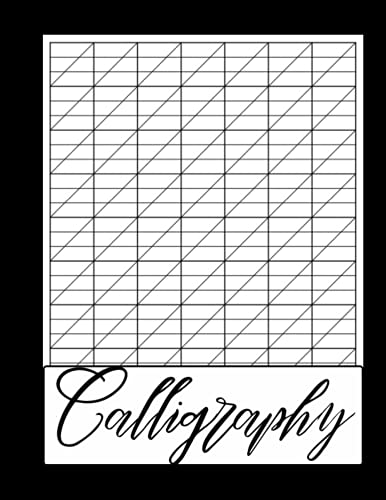 Calligraphy Writing Paper: with 100 Sheet Blank Grid Lined Pages ...