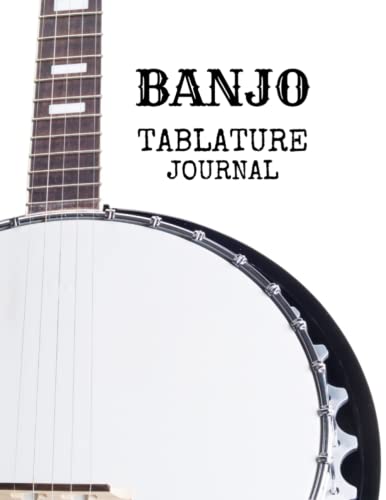 Banjo Tablature 5 String Tab Notebook:: Blank Manuscript Music Paper by ...