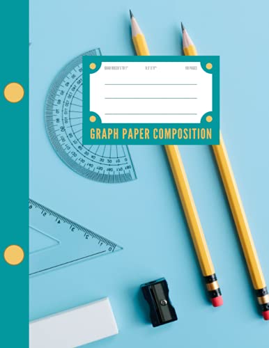 GRAPH PAPER COMPOSITION: Quad Ruled Notebook, 5 squares per 1 inch ...