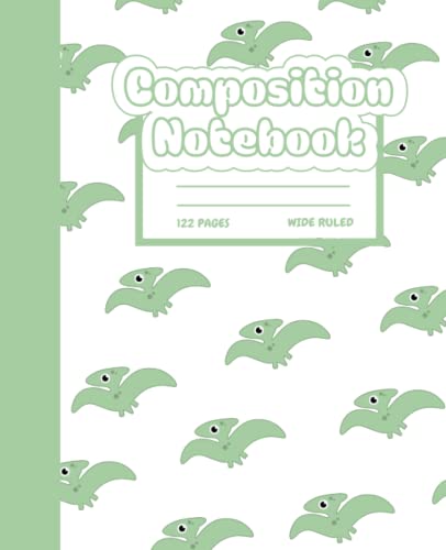 Dinosaur Composition Notebook For Kids: Dinosaur Pattern Composition ...
