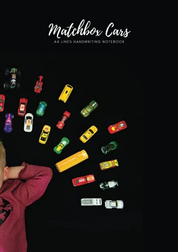 Matchbox Cars: 110 Pages A4 Lines Handwriting Notebook, Matchbox Cars ...