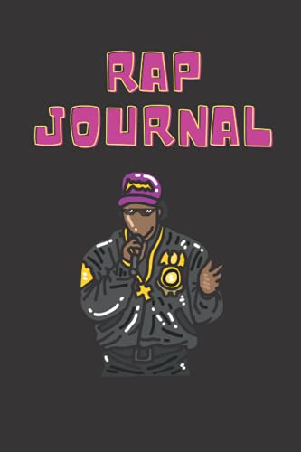 Rap Journal: A lyricists Hip Hop inspired notebook for Rap Bars, Lyrics ...