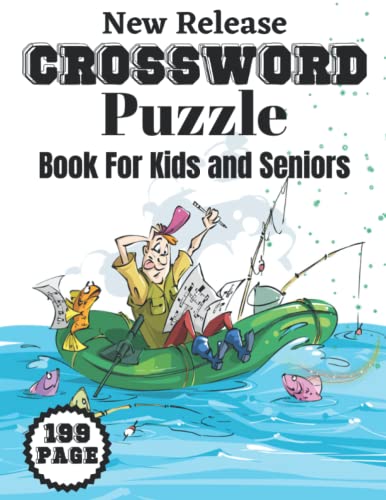 New Crossword Puzzle Book For Kids And Seniors: With Solution Crossword ...