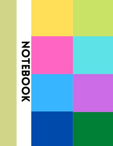 Notebook: A Paperback Composition NoteBook Line, 8.5"x11" / 21.59 cm x ...