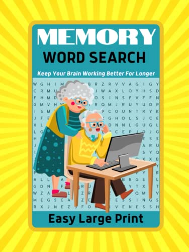 Memory Word Search - Easy Large Print: Keep Your Brain Working Better ...