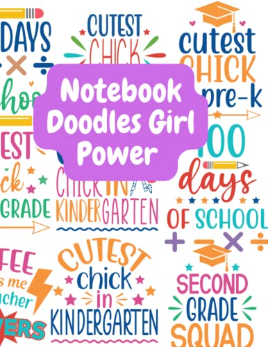 Notebook Doodles Girl Power: Coloring & Activity Book –Empowering ...