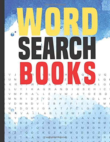 Word Search Books: Puzzle Book with Solutions Large print and Tons of ...