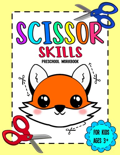 Scissor Skills Preschool Workbook: Cutting and Coloring Activity book ...