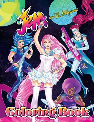 Jem Coloring Book: Original Giving You And Creativity The Art Holograms ...