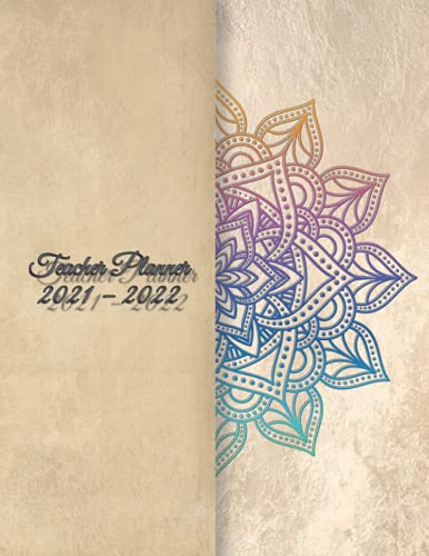 Teacher Planner 2021-2022: Undated Teacher Planner and Calendar 2021 ...