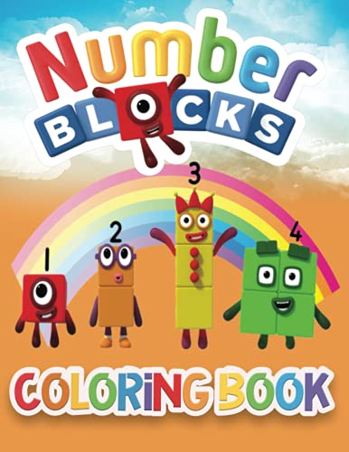 Numberblocks Coloring Book: Numberblocks 1 to 100 - High Quality ...