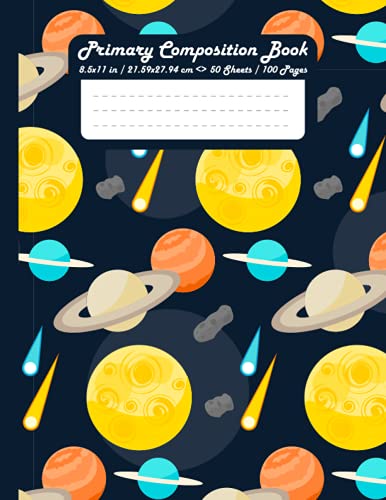 Primary Composition Book: Primary Composition Notebook With Picture ...