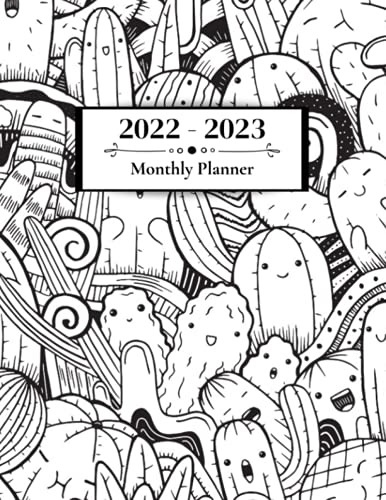 2022-2023 Monthly Planner: 2 Year Monthly Planner Calendar Schedule ...
