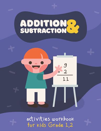 Addition And Subtraction Activities Workbook For Kids: Activity ...