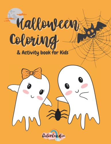 Halloween Coloring for Kids: Activity Book With Countdown to Halloween ...