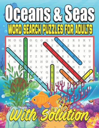 Oceans & Seas Word Search: Motivational and Inspirational Oceans & Seas ...