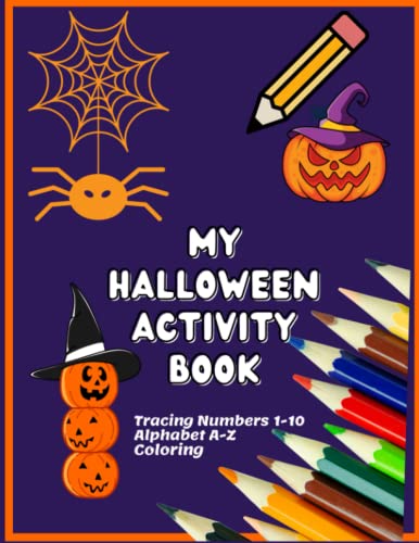 My Halloween activity book Tracing number 1-10 Tracing Letters A-Z ...
