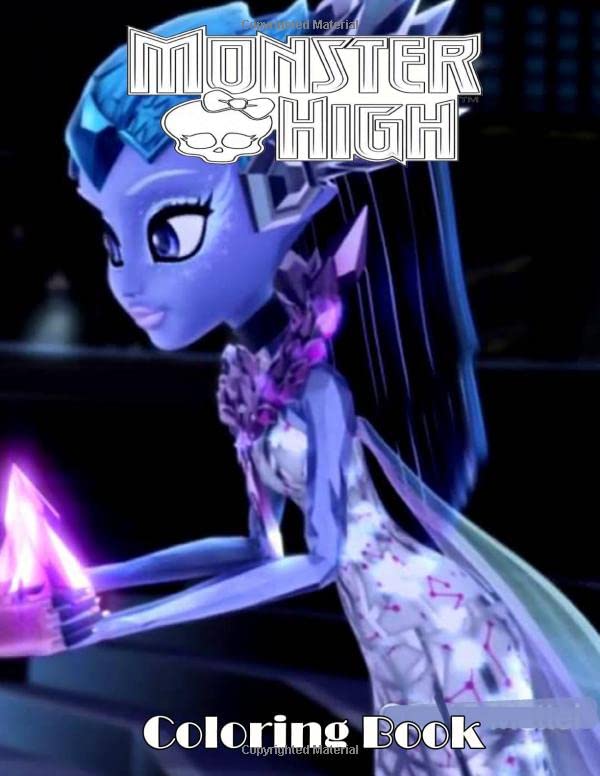 MONSTER HIGH Coloring Book: Great MONSTER HIGH Coloring Book for Kids ...