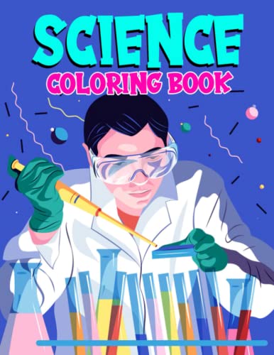 Science Coloring Book: Collection Chemical Experiments by 30 ...
