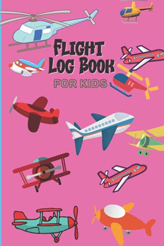 Flight Logbook For Kids: Kids flight logbook record | Travel size gift ...