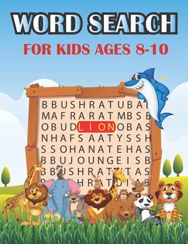 Word Search For Kids Ages 8-10: 60 Fun Word Search book For Clever ...