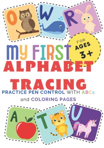 MY FIRST ALPHABET TRACING: A handwriting activity book for kids ...