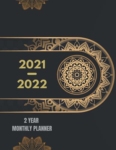 2021-2022 Two Year Planner: 24 Months Calendar, 2 Year Appointment ...