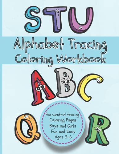 Alphabet Tracing Coloring Book: Preschool and Kindergarten by Winter ...