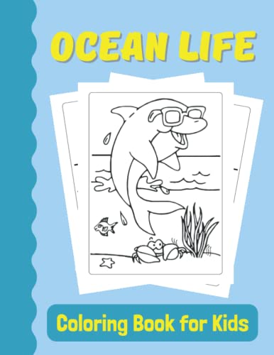 Ocean Life Coloring Book for Kids: Crustaceancore Theme With Crabs ...