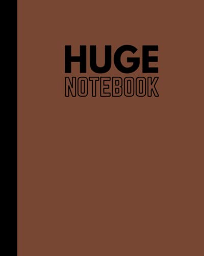 Huge Notebook: 800 Pages College Ruled | Big Giant Composition Journal ...