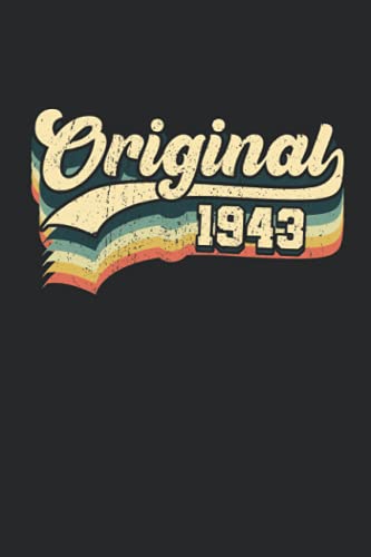 Original 1943: 6" x 9" Blank - Notebook - Memo Book - Paperback ...