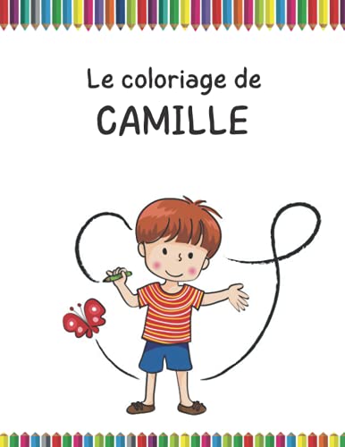 Livre de Coloriage Animaux pour CAMILLE - Le Cadeau idéal pour les ...