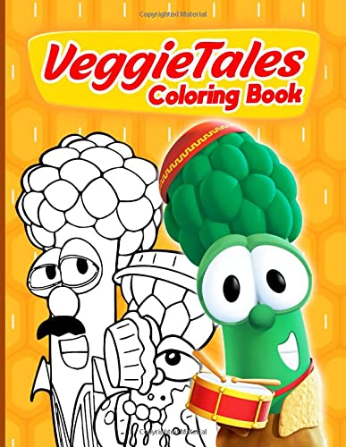 Veggie Tales Coloring Book: Veggie Tales Adults Coloring Books! by Luka ...