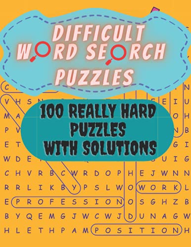 word search puzzles for adults difficult: 100 Really, Really, Really ...