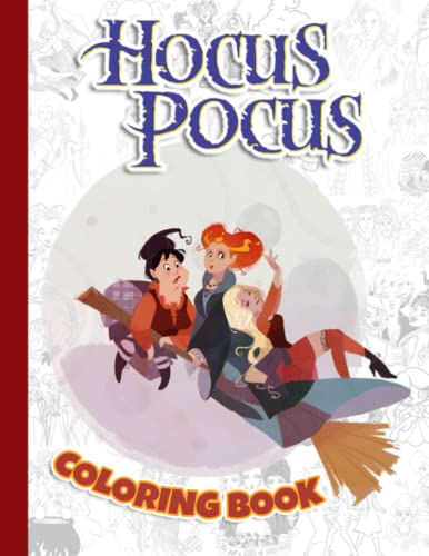 Hócus Pòcus Coloring Book: Awesome Coloring Book For Kids Who Likes To ...