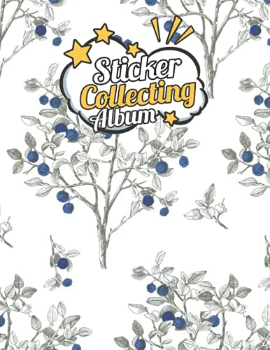 Sticker Album: Blank Sticker Book for Collecting Stickers, Cute ...