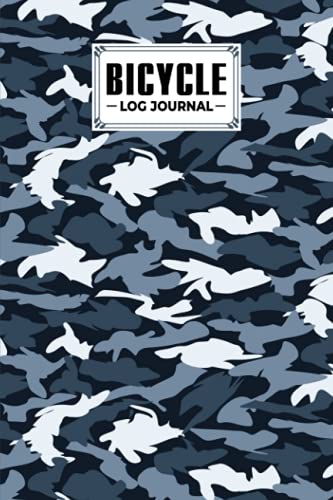Bicycle Log Journal: Camo Print Cover Cycling Journal and Training ...