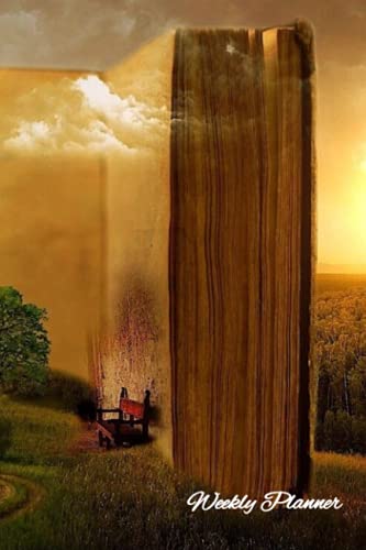 Weekly Planner 12 Week 108 Page Undated Journal With Giant Book Cover ...