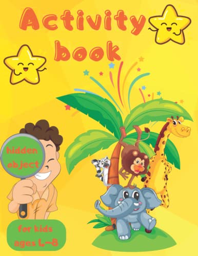 Activity book for kids ages 4-8 hidden objects: Big Book of Search ...