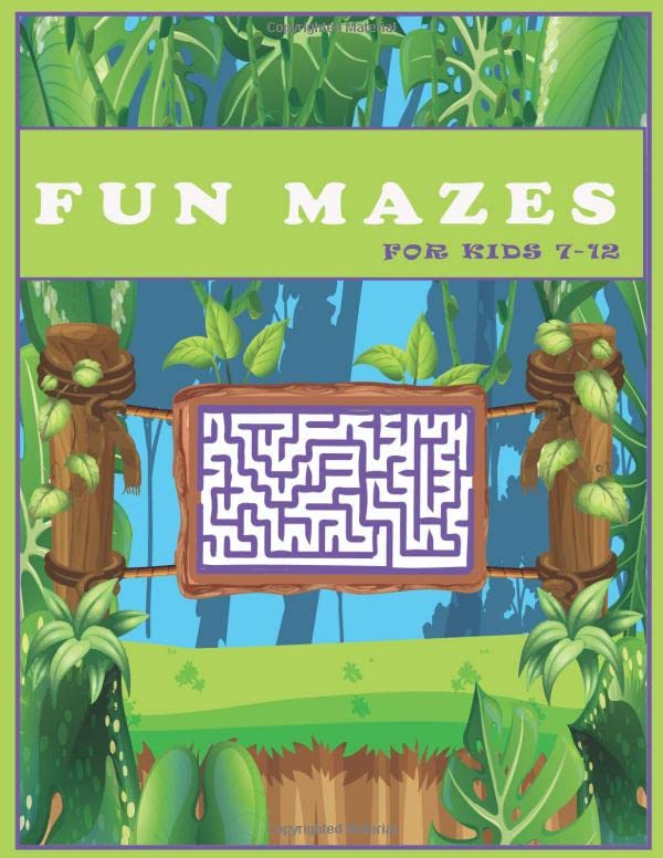 Fun mazes for KIDS: an amazing and challenging maze books / Problem ...