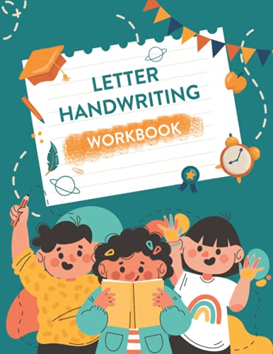 Letter Handwriting Workbook: Practice line tracing, pen control to ...