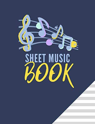 Sheet Music Book: 120-Pages Music Manuscript Paper for Music Production ...