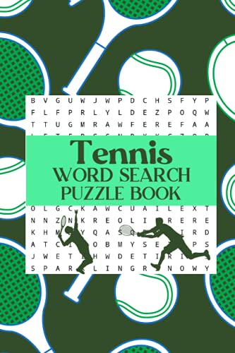 Tennis Word Search Puzzle Book: Tennis Themed Word Search Activity ...