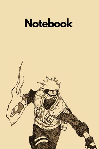 Naruto Notebook: Kakashi Journal Diary Gift for Anime Lovers | 120 ...