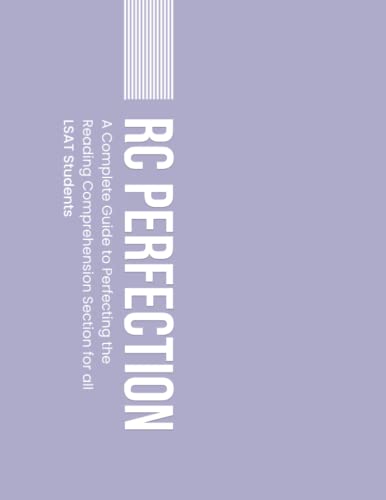 RC Perfection: A Complete Guide to Perfecting the Reading Comprehension ...