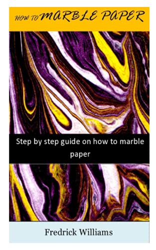 HOW TO MARBLE PAPER: Step by step guide on how to marble paper by ...